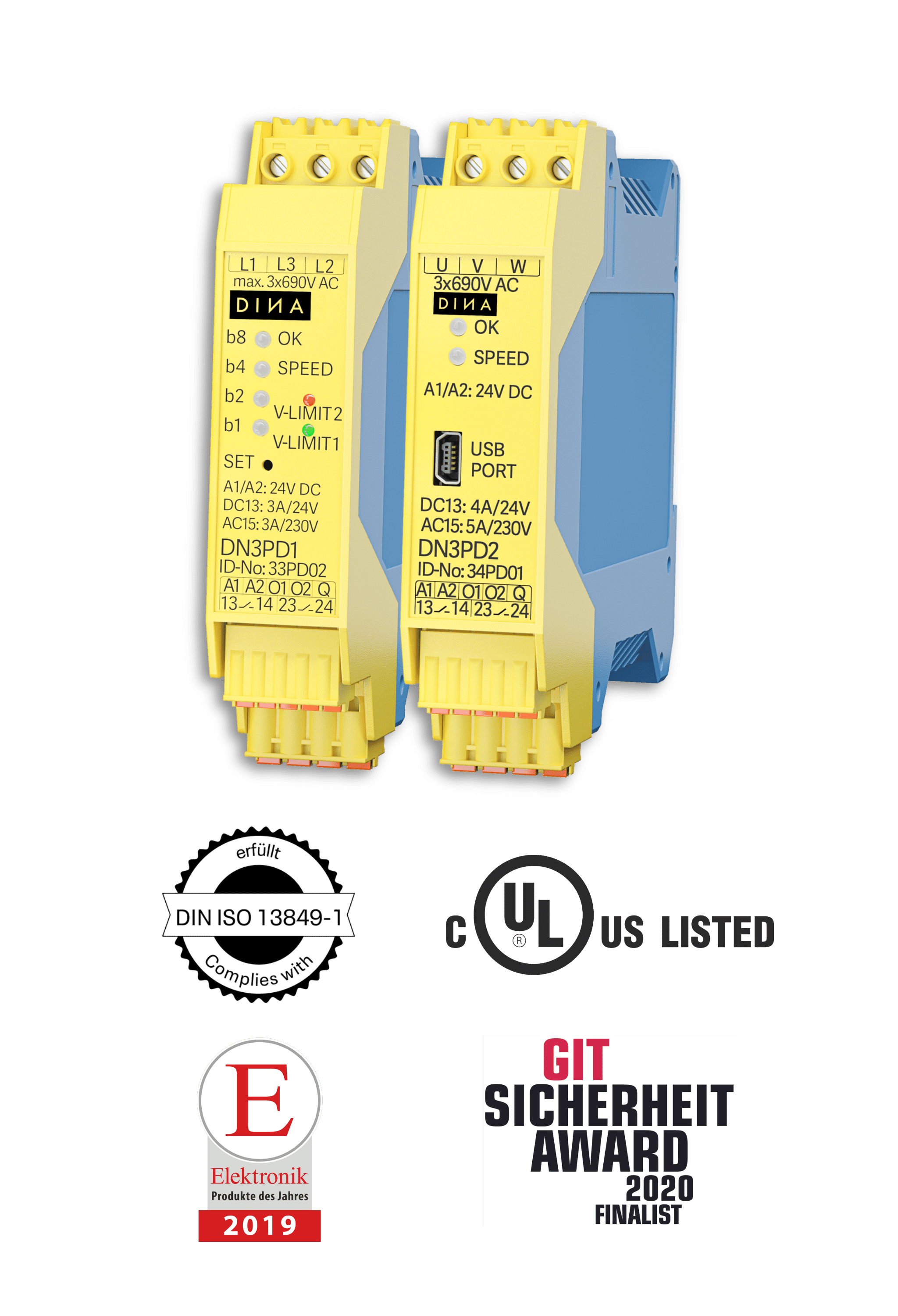 Sicherheitsmodule Übersicht - DINA